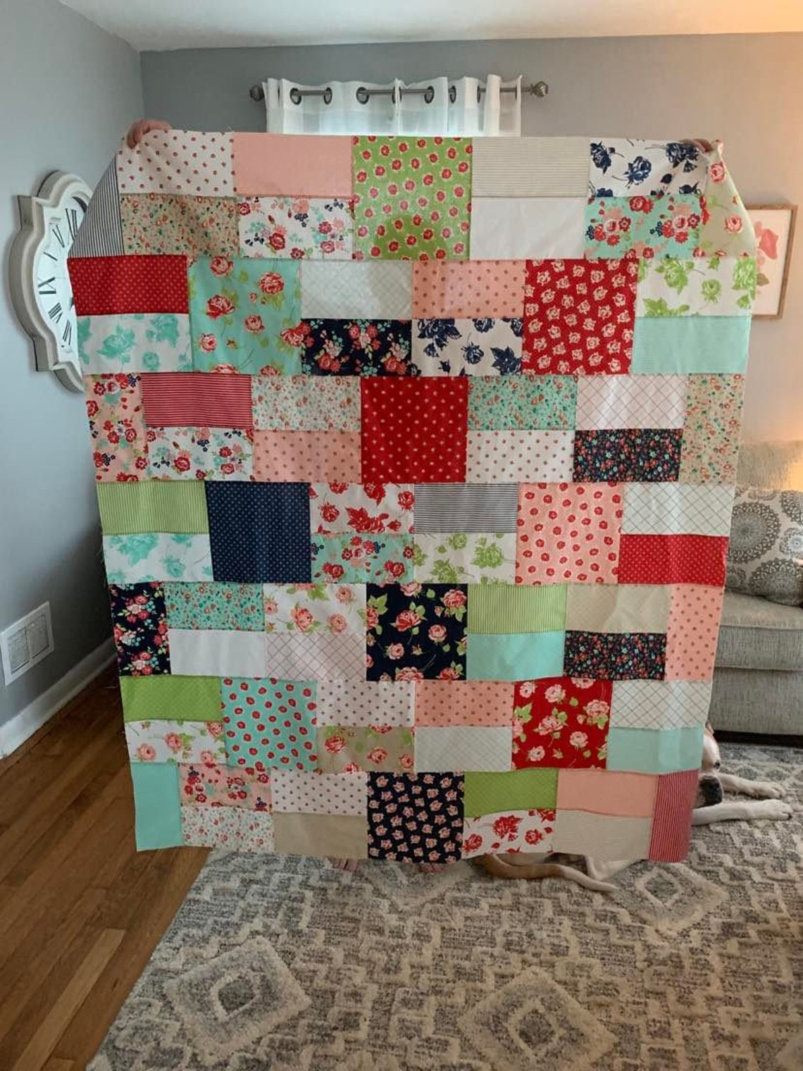 PDF Lap Quilt Pattern ... Quick and Easy ... Layer Cake Friendly ...'NO ...