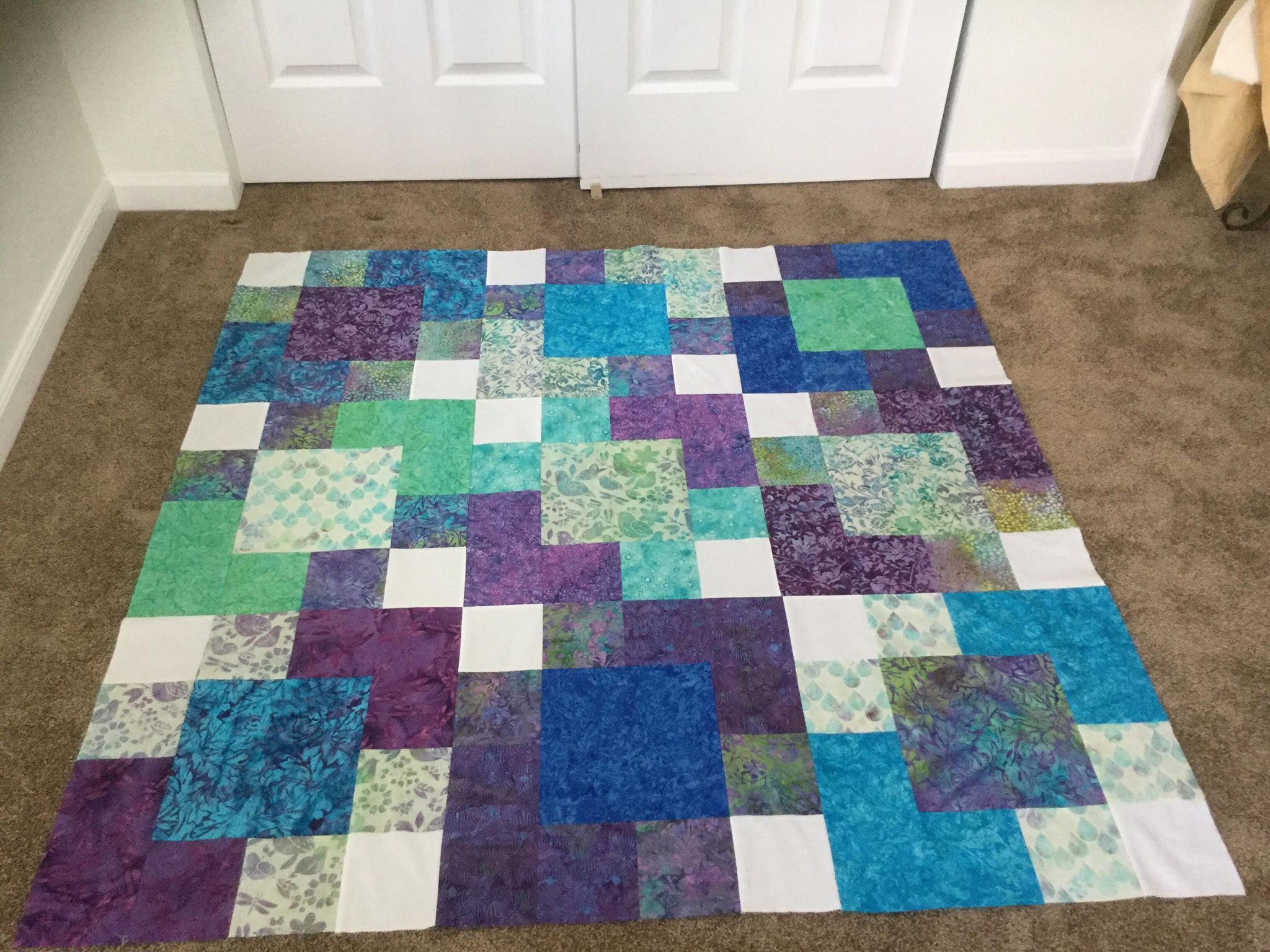 PDF Lap Quilt Pattern ... Quick and Easy ... Layer Cake Friendly...'no ...