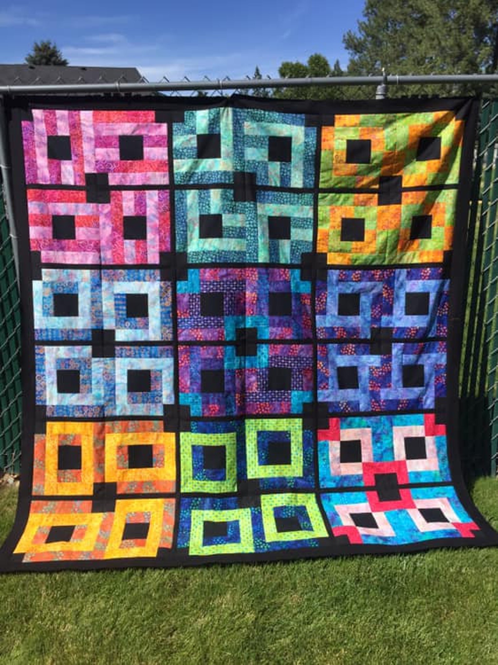 9 PDF Lap Quilt Block Patterns ... Quick and Easy ... Jelly Roll ...