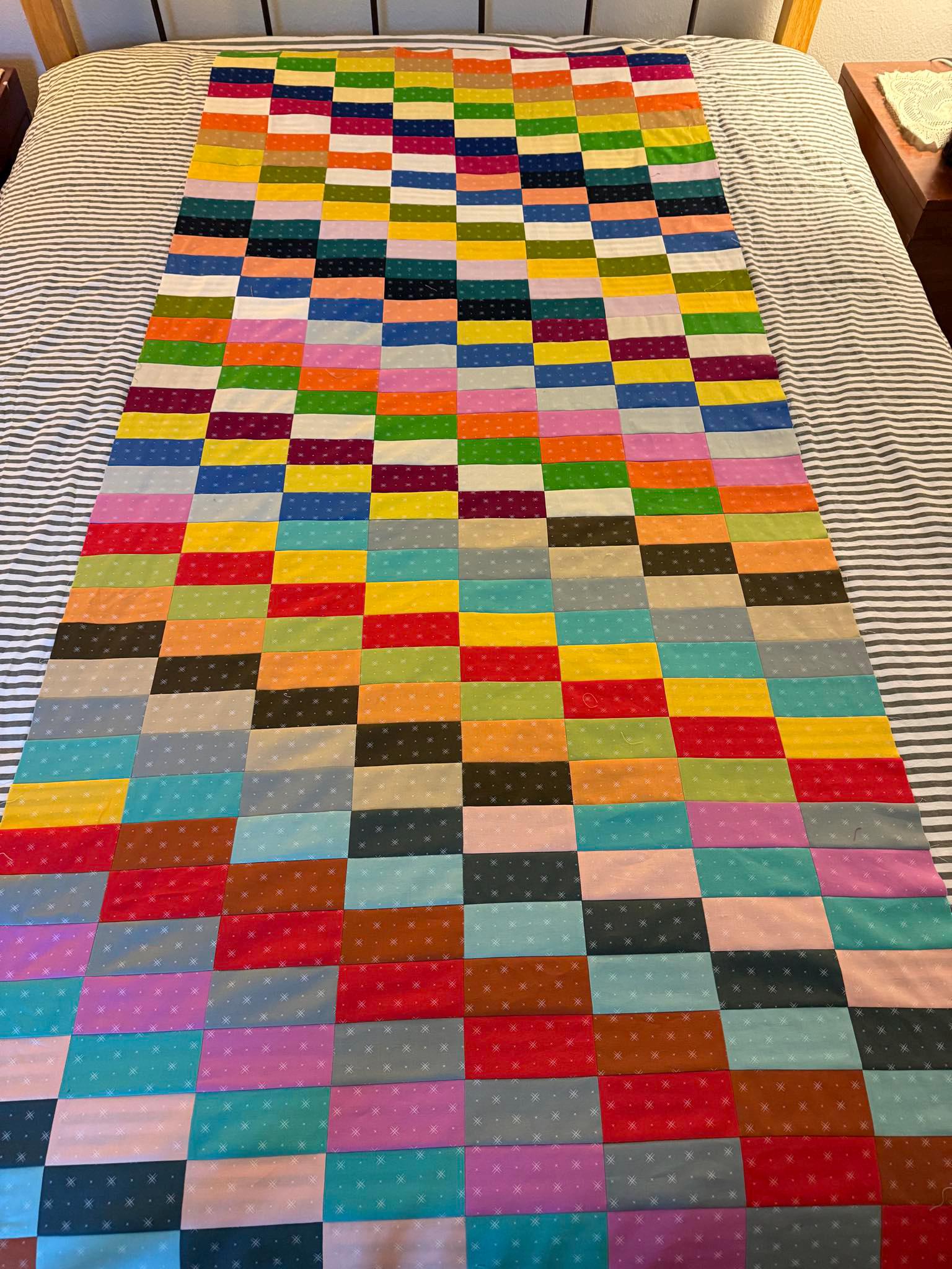 PDF Bed Runner / Throw Quilt Pattern ... Quick and Easy ... Jelly Roll ...