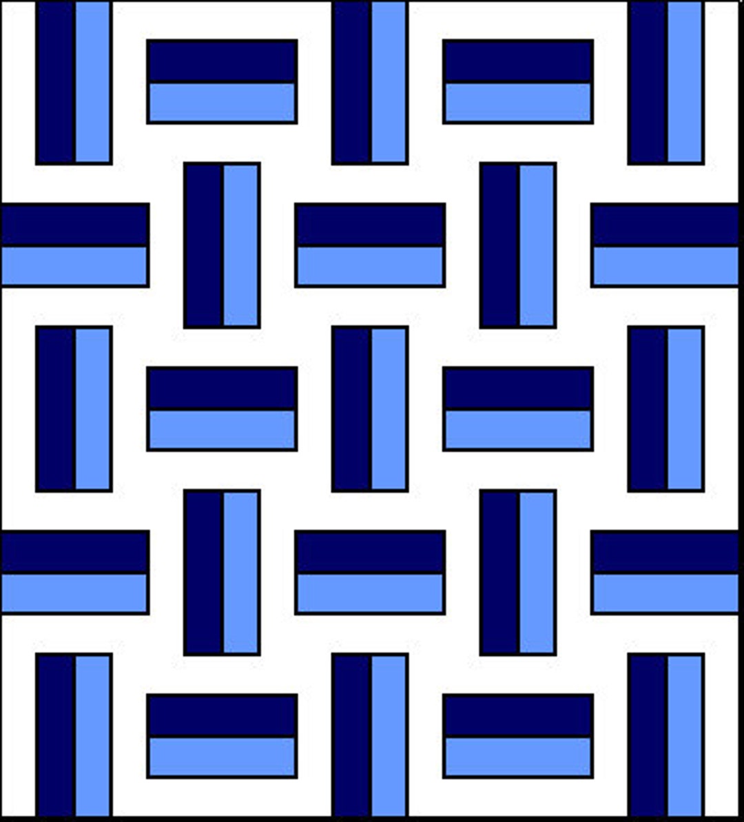 PDF Baby / Cot Quilt Pattern...quick and Easy...jelly Roll Friendly ...