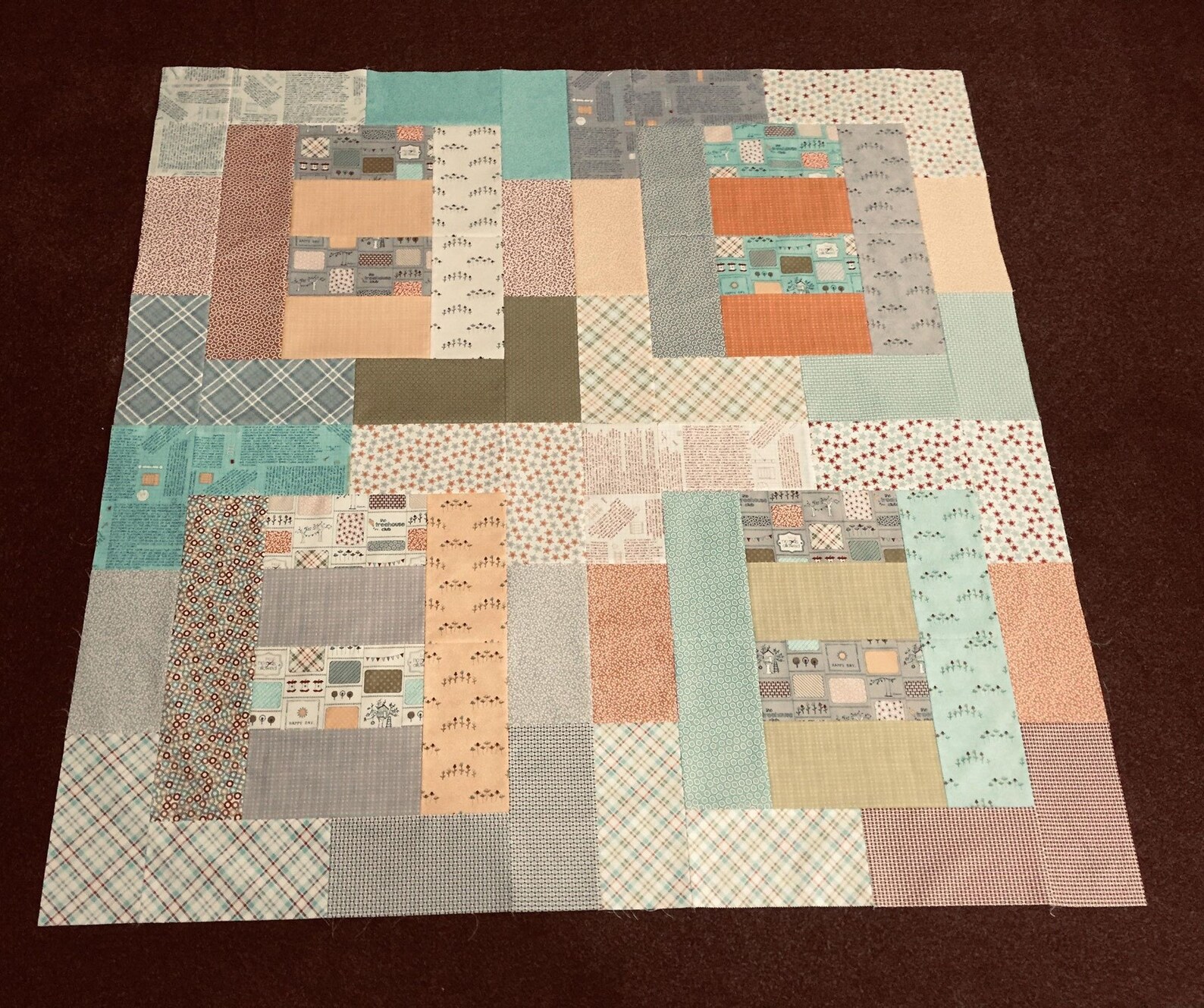 PDF Lap Quilt Pattern ... Quick and Easy ... Layer Cake Friendly ...'NO ...