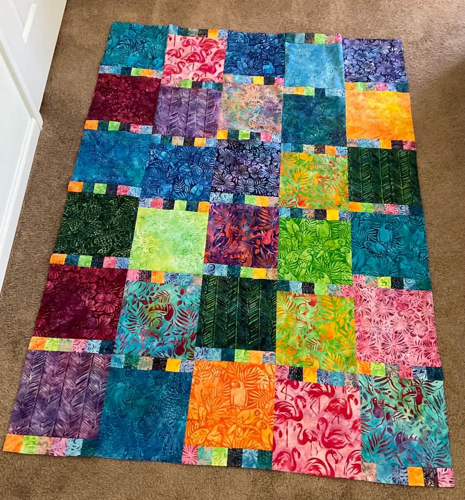 PDF Lap Quilt Pattern ... Quick and Easy ... Layer Cake Friendly ...'NO ...