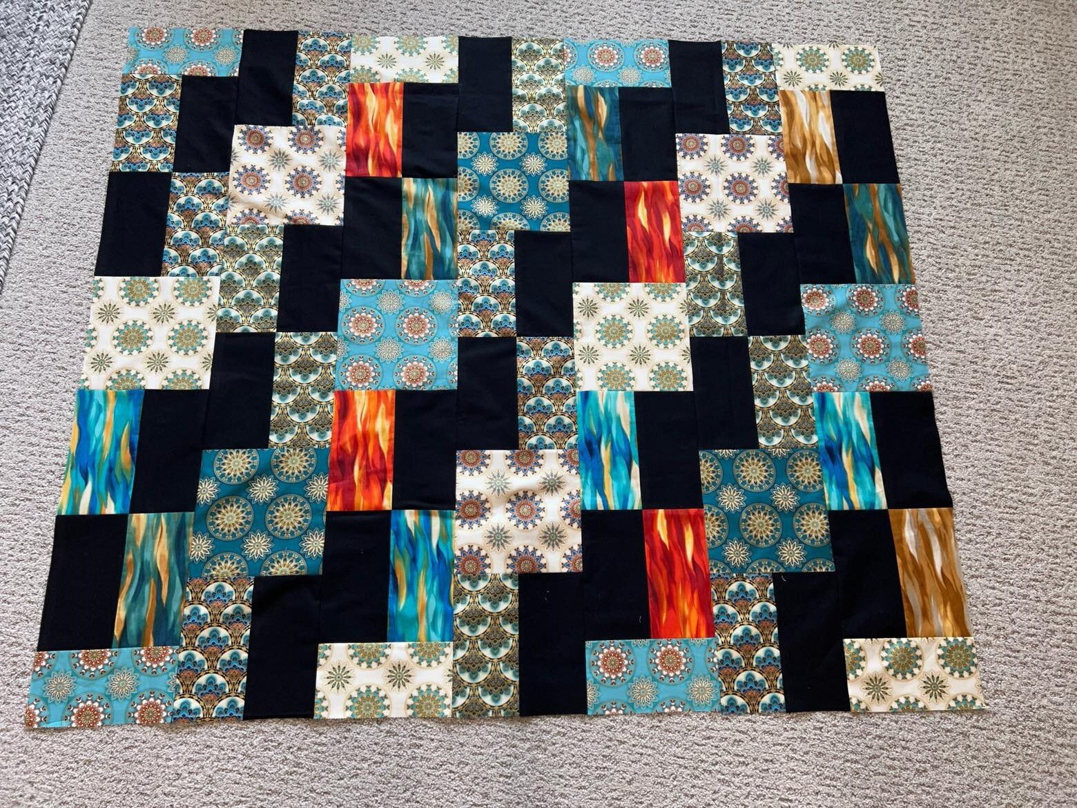PDF Lap Quilt Pattern ... Quick and Easy ... Layer Cake Friendly ...'NO ...