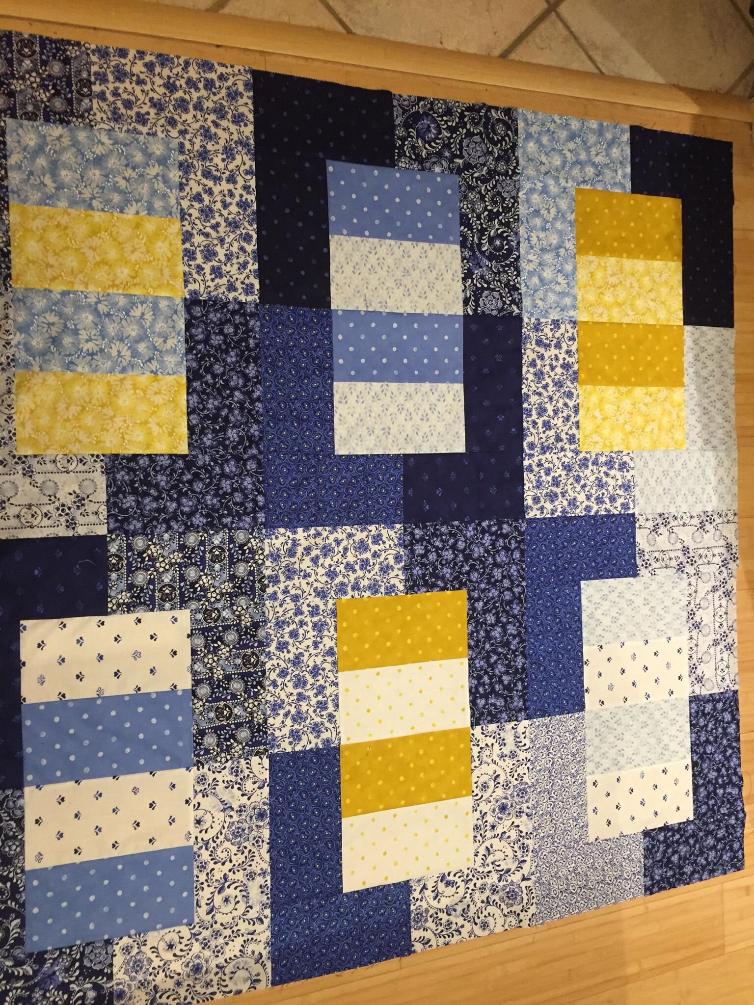 PDF Lap Quilt Pattern ... Quick and Easy ... Layer Cake ...'NO.7 Butler ...