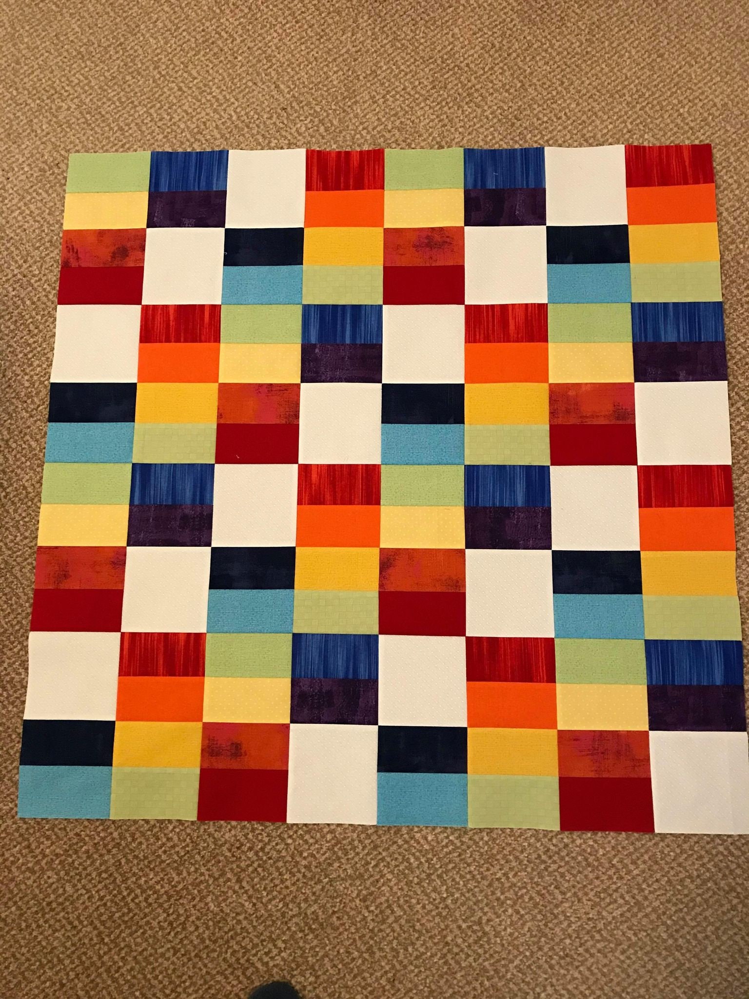 PDF Baby / Cot Quilt Pattern ... Quick and Easy ... Jelly Roll & Charm ...
