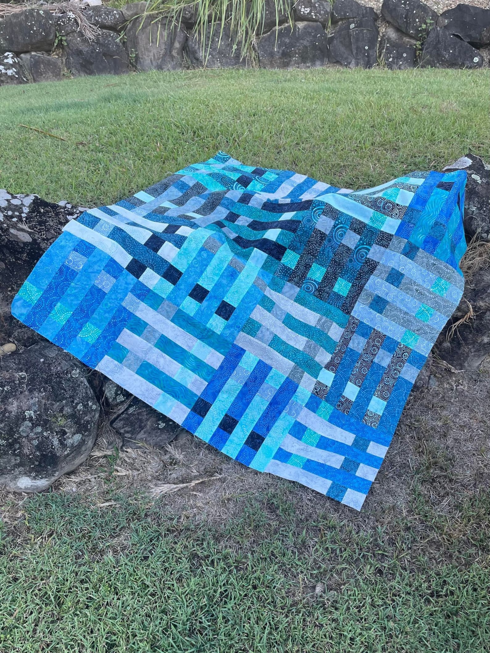 PDF Baby / Cot / Crib Quilt Pattern ... Quick and Easy ... Jelly Roll ...