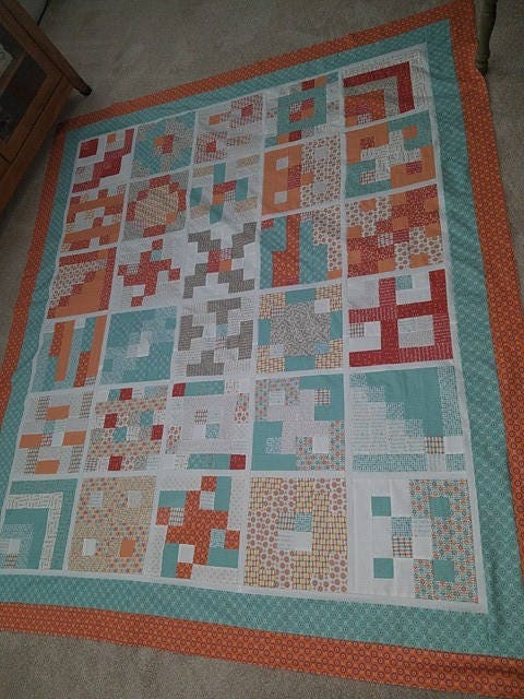 15 PDF Lap Quilt Block Patterns ... Quick and Easy ... Jelly Roll ...