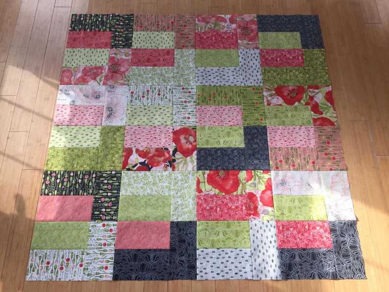PDF Lap Quilt Pattern ... Quick and Easy ... Layer Cake ...'NO.5 Butler ...