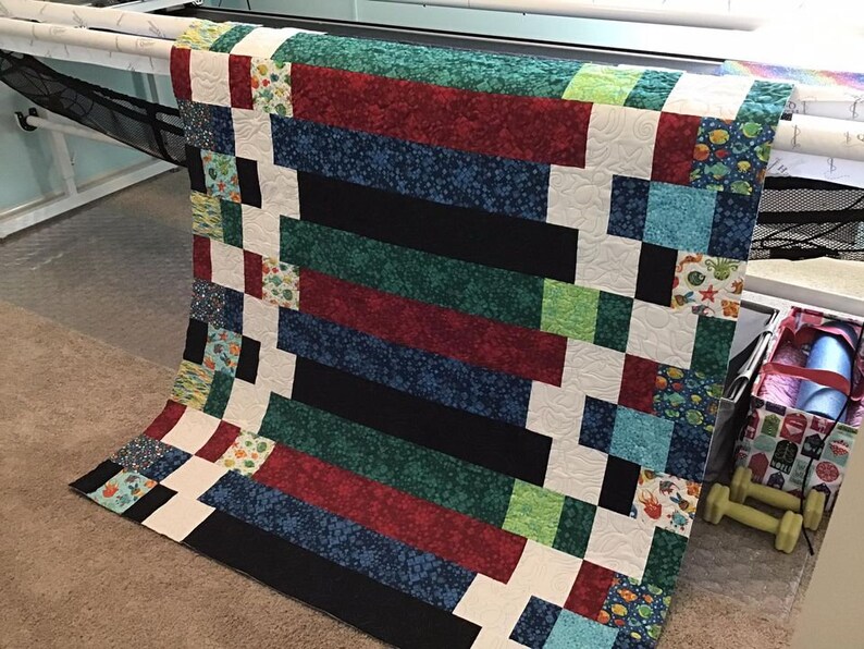 PDF Lap Quilt Pattern ... Quick and Easy ... Dessert Roll & Charm Pack ...