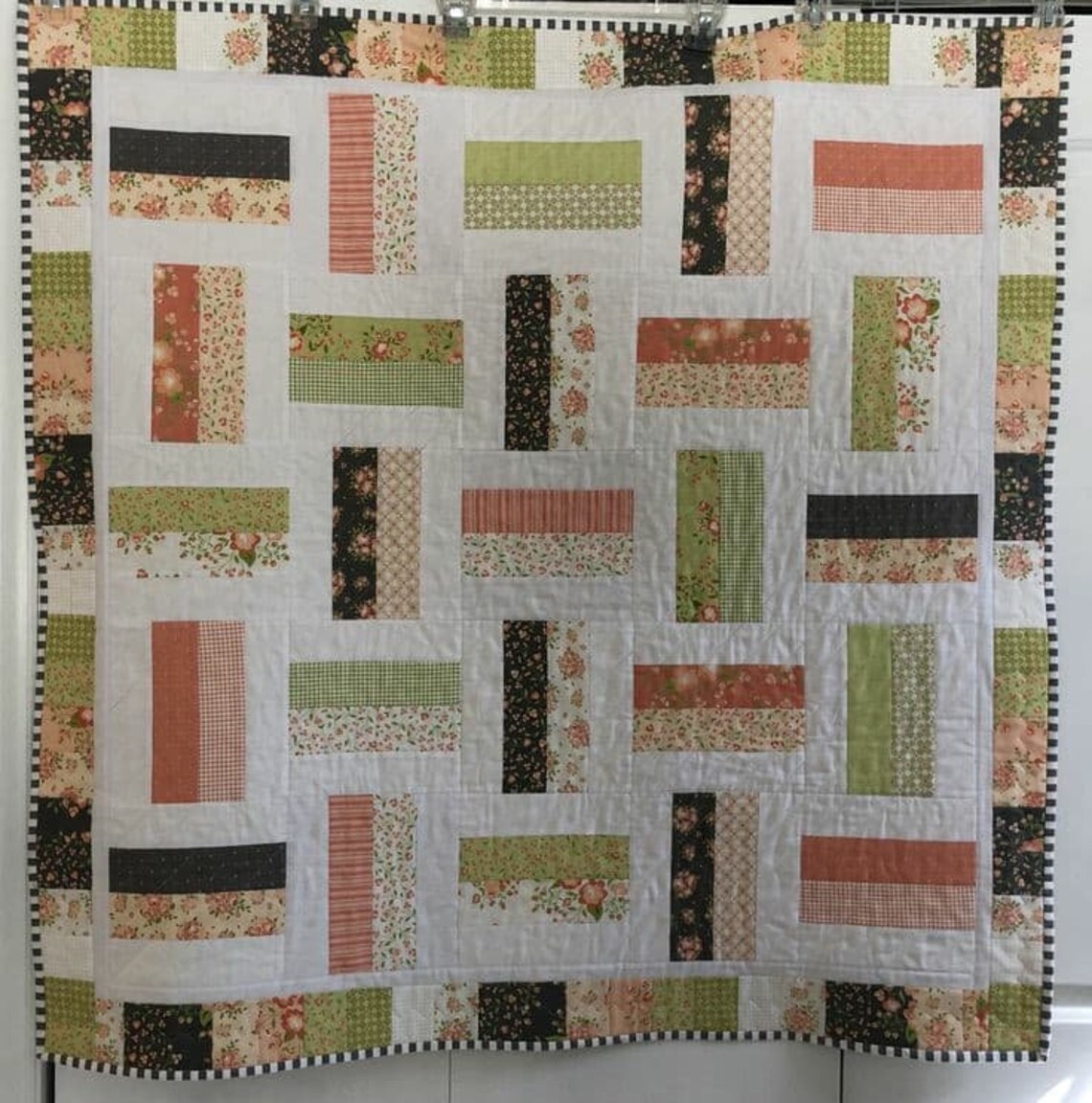 PDF Baby / Cot Quilt Pattern...quick and Easy...jelly Roll Friendly ...