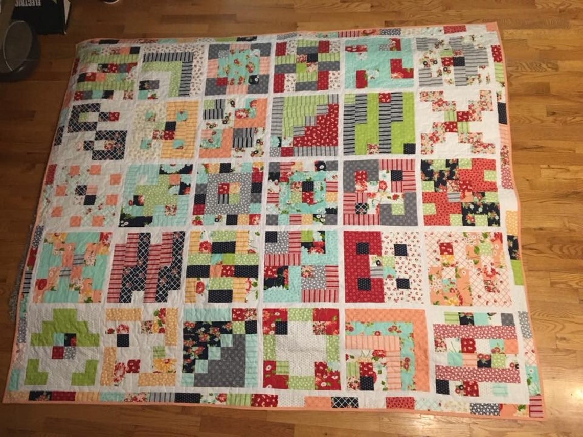 15 PDF Lap Quilt Block Patterns ... Quick and Easy ... Jelly Roll ...