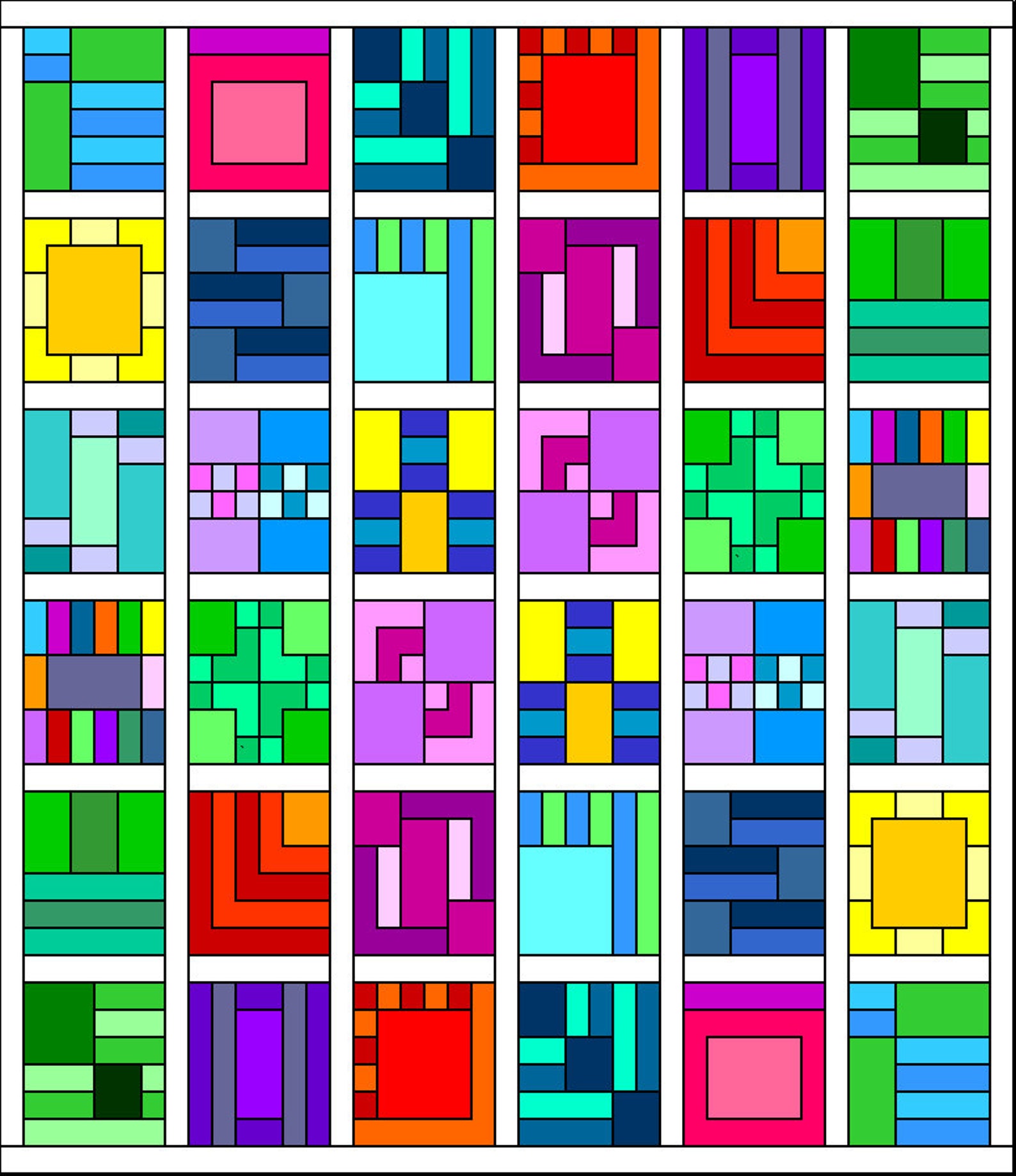 18 PDF Lap Quilt Block Patterns ... Quick and Easy ... Layer Cake ...