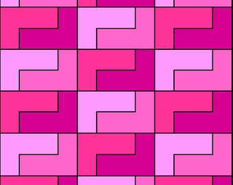PDF Lap Quilt Pattern ... Quick and Easy ... Layer Cake ...'NO.4 Butler ...