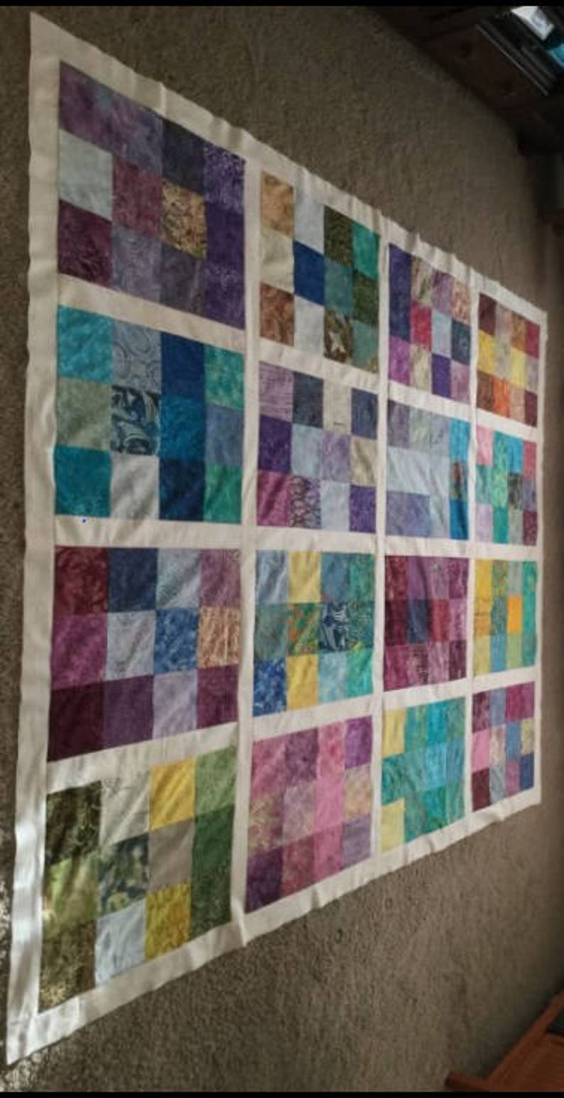 PDF Twin Quilt Pattern....quick and Easy...charm Pack & Jelly Roll ...