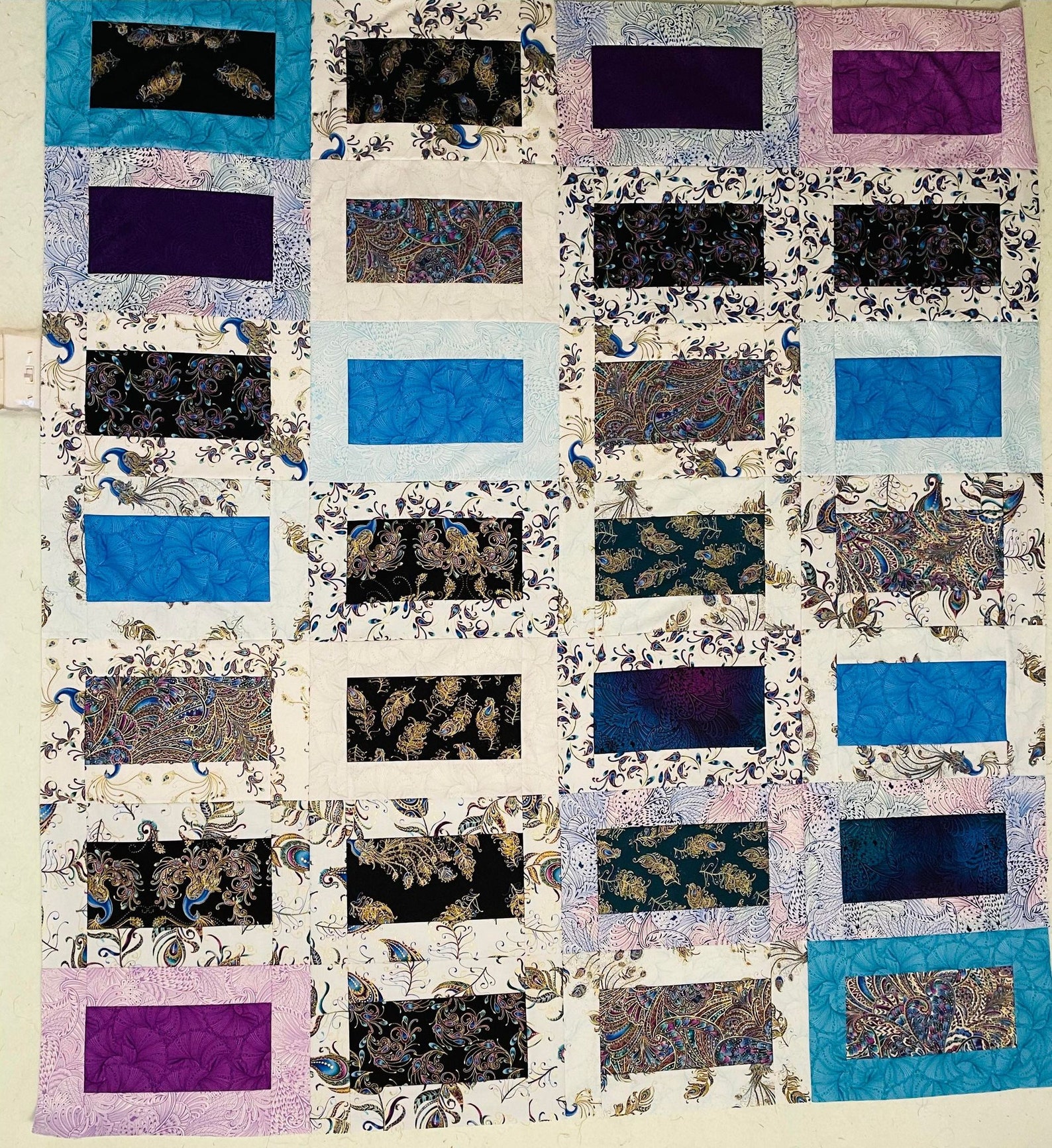PDF Lap Quilt Pattern ... Quick and Easy ... Layer Cake Friendly ...'NO ...