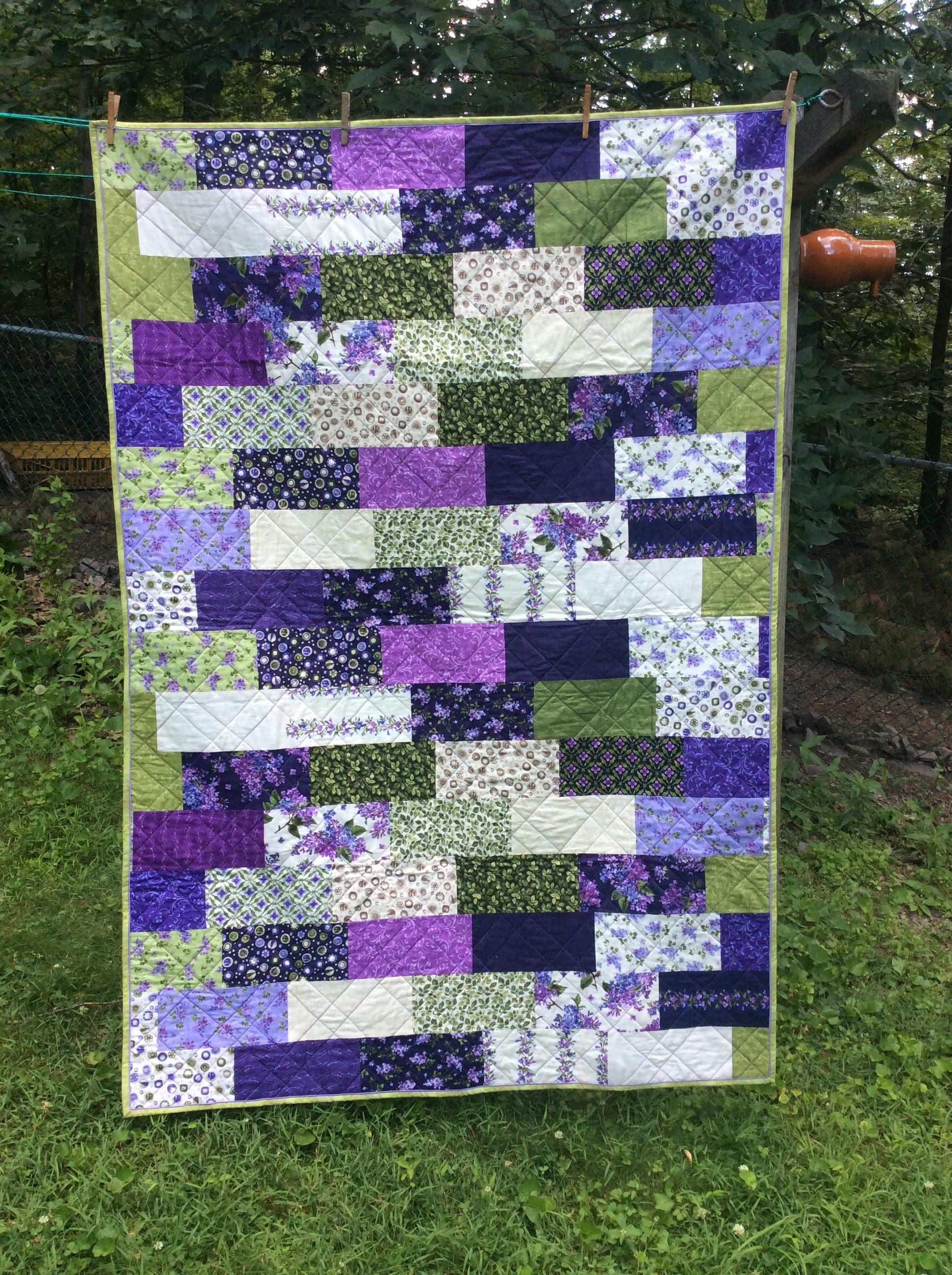 PDF Lap Quilt Pattern....quick and Easy...layer Cake | Etsy UK