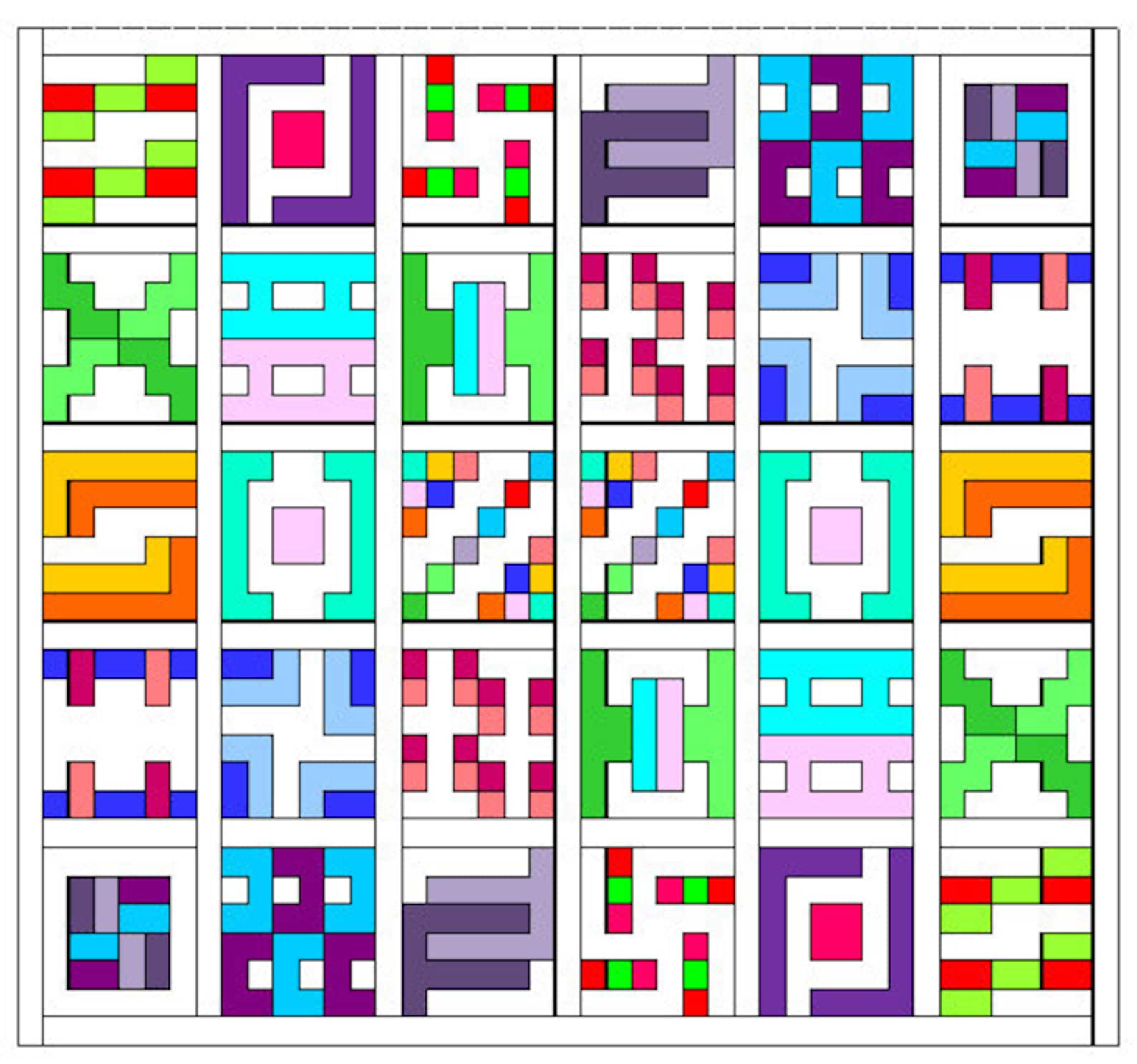 15 PDF Lap Quilt Block Patterns ... Quick and Easy ... Jelly Roll ...