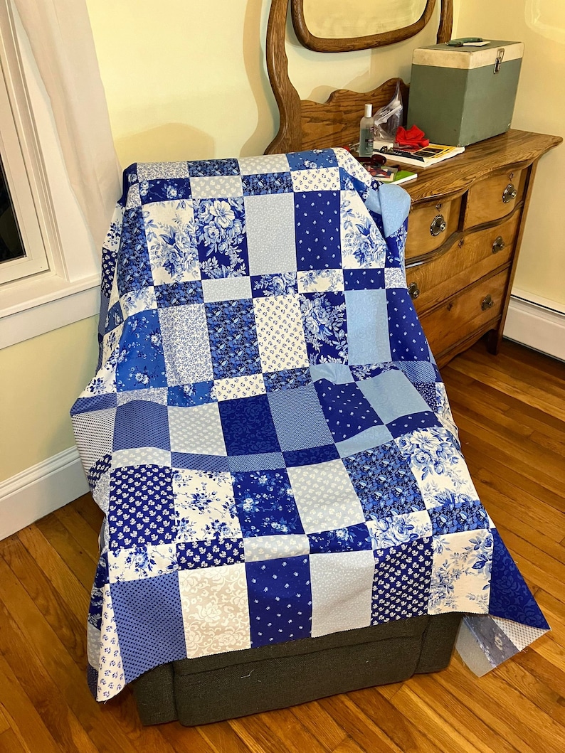 PDF Lap Quilt Pattern ... Quick and Easy ... Layer Cake Friendly ...'NO ...