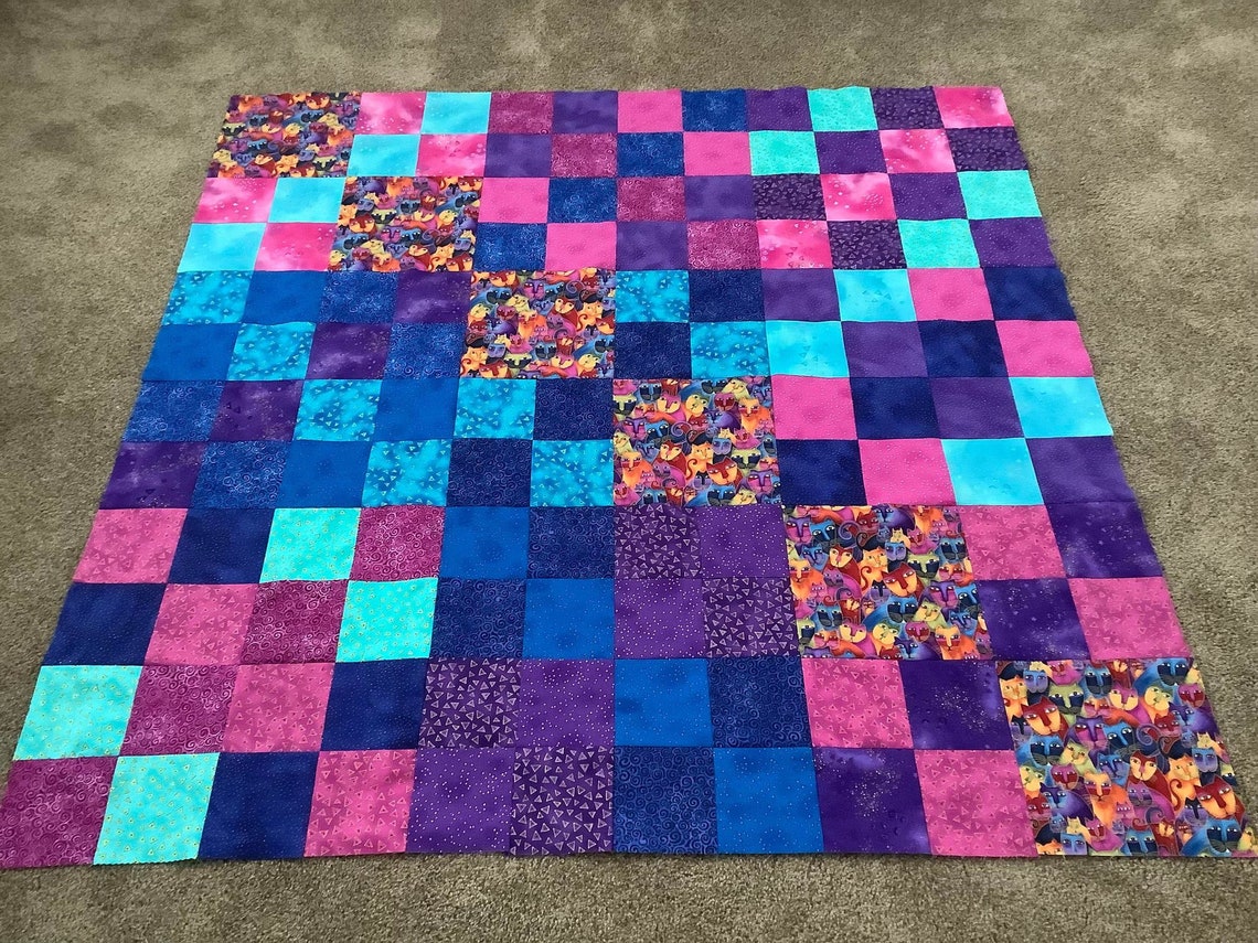 PDF Lap Quilt Pattern ... Quick and Easy ... Layer Cake Friendly ...'NO ...