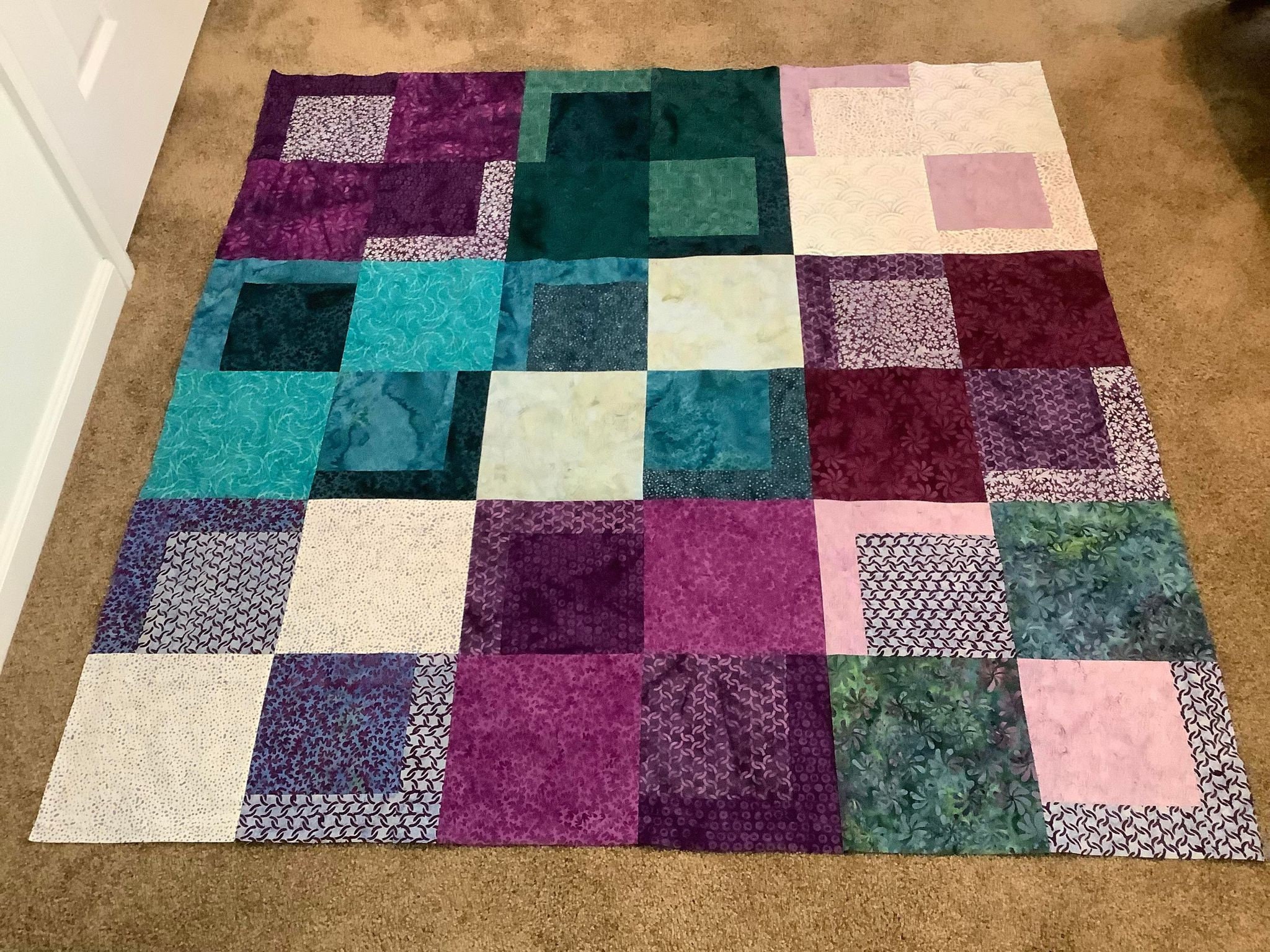 PDF Lap Quilt Pattern ... Quick and Easy ... Layer Cake Friendly ...'NO ...