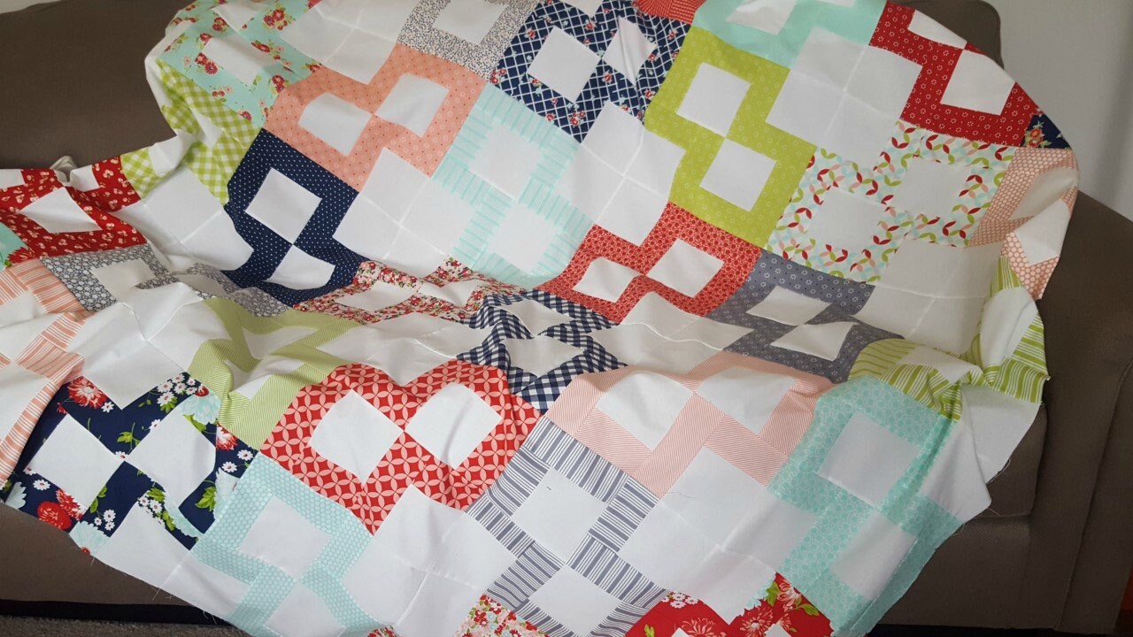 PDF Lap Quilt Pattern ... Quick and Easy ... Jelly Roll & - Etsy
