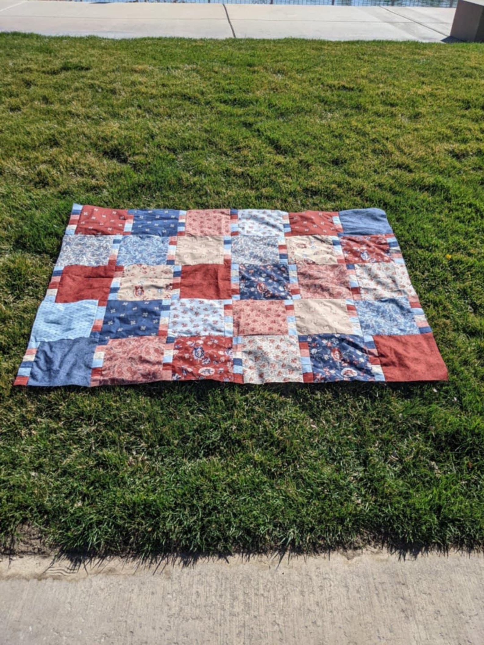 PDF Lap Quilt Pattern ... Quick and Easy ... Layer Cake Friendly ...'NO ...