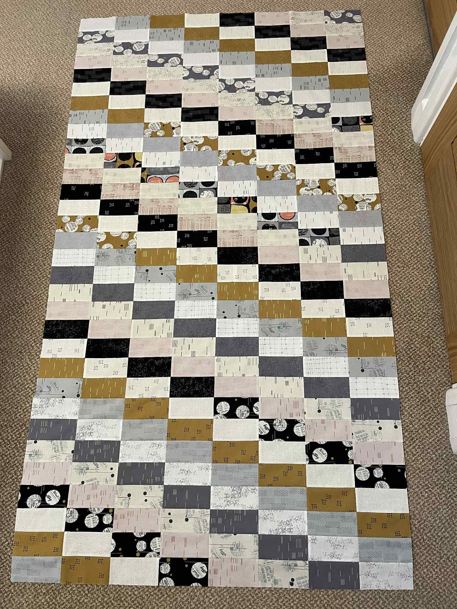 PDF Bed Runner / Throw Quilt Pattern ... Quick and Easy ... Jelly Roll ...