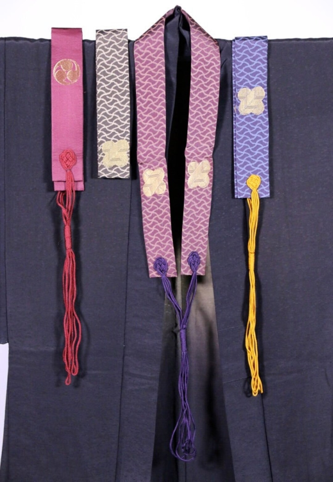 Buddhist Shinto Brocade 7 Neck Pieces Japan 217b16 - Etsy