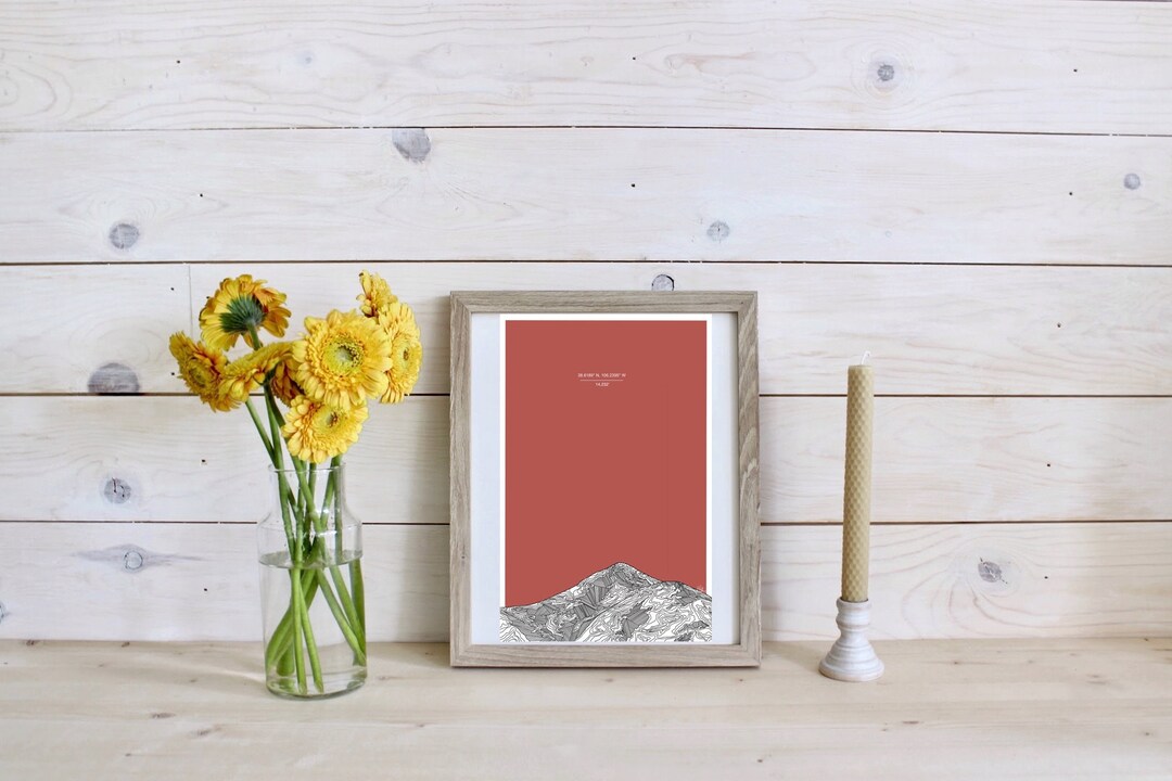 Mount Shavano Downloadable Poster - Etsy Hong Kong