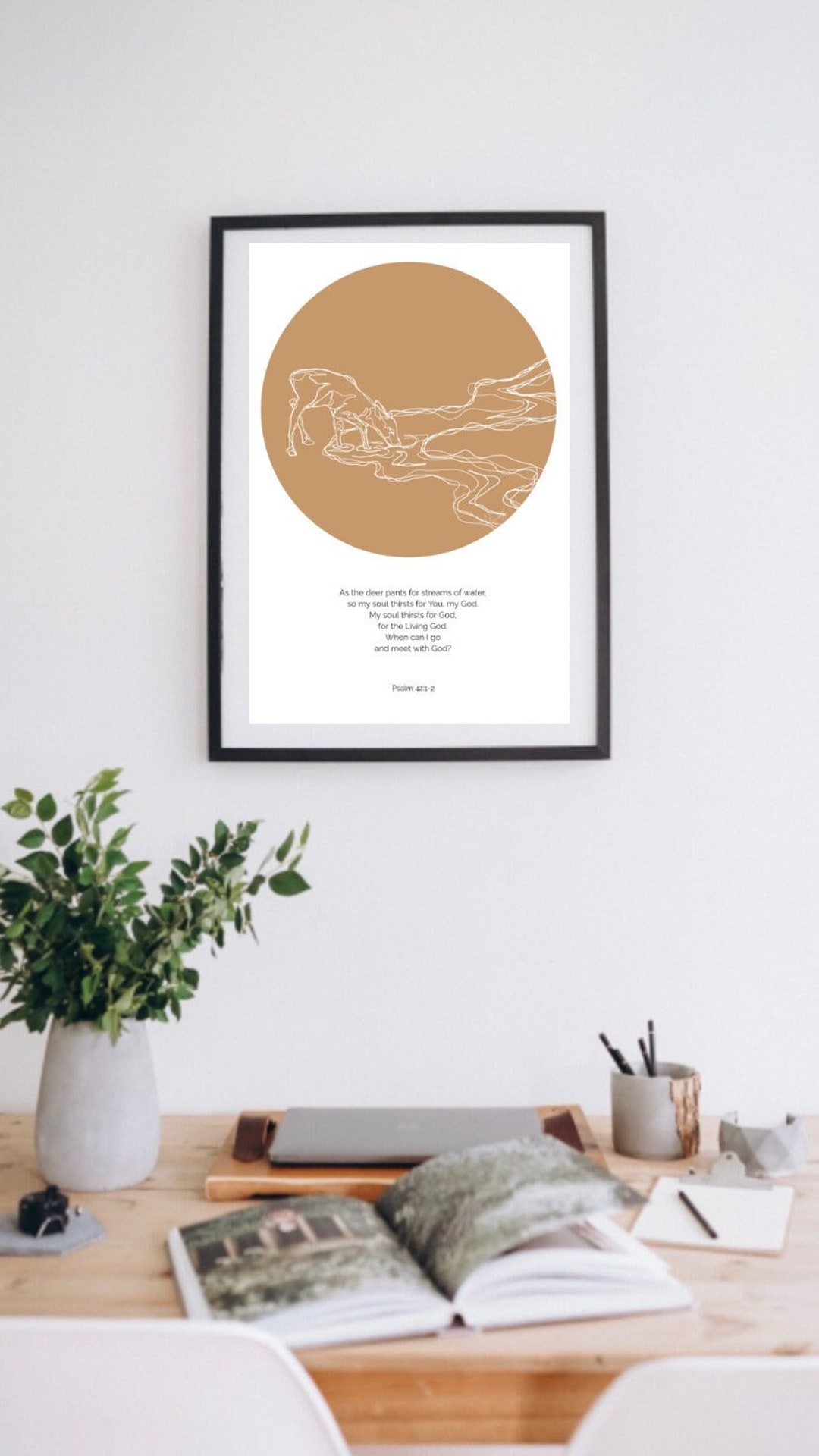 Psalm 42:1-2 Breath Prayer Poster ~ Digital Download - Etsy