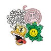 Yuck Fou Stickers set of 3 - Etsy