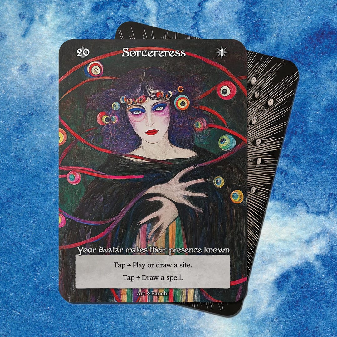 Sorcerer/sorceress — Sorcery: Contested Realm TCG Proxy - Etsy
