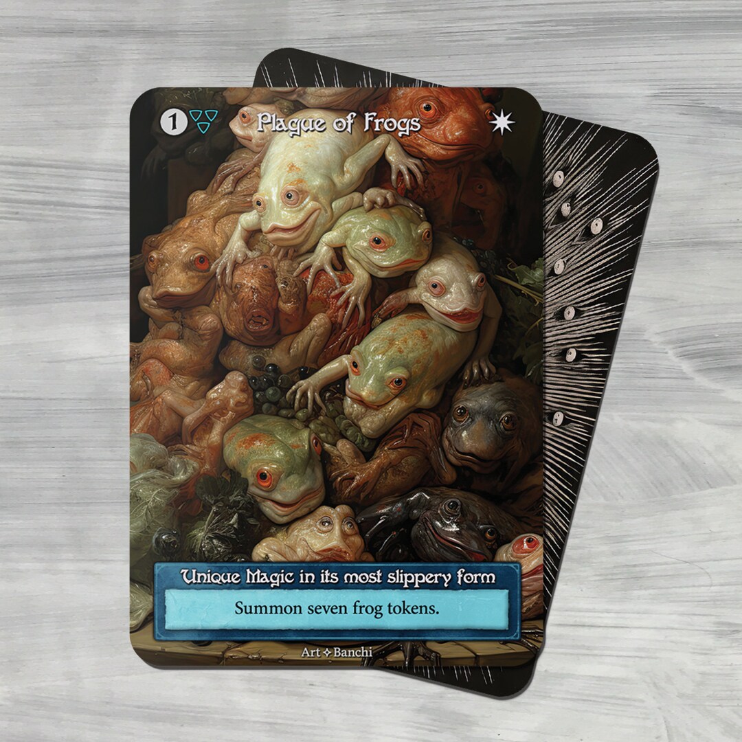 Plague of Frogs Sorcery: Contested Realm TCG Proxy - Etsy