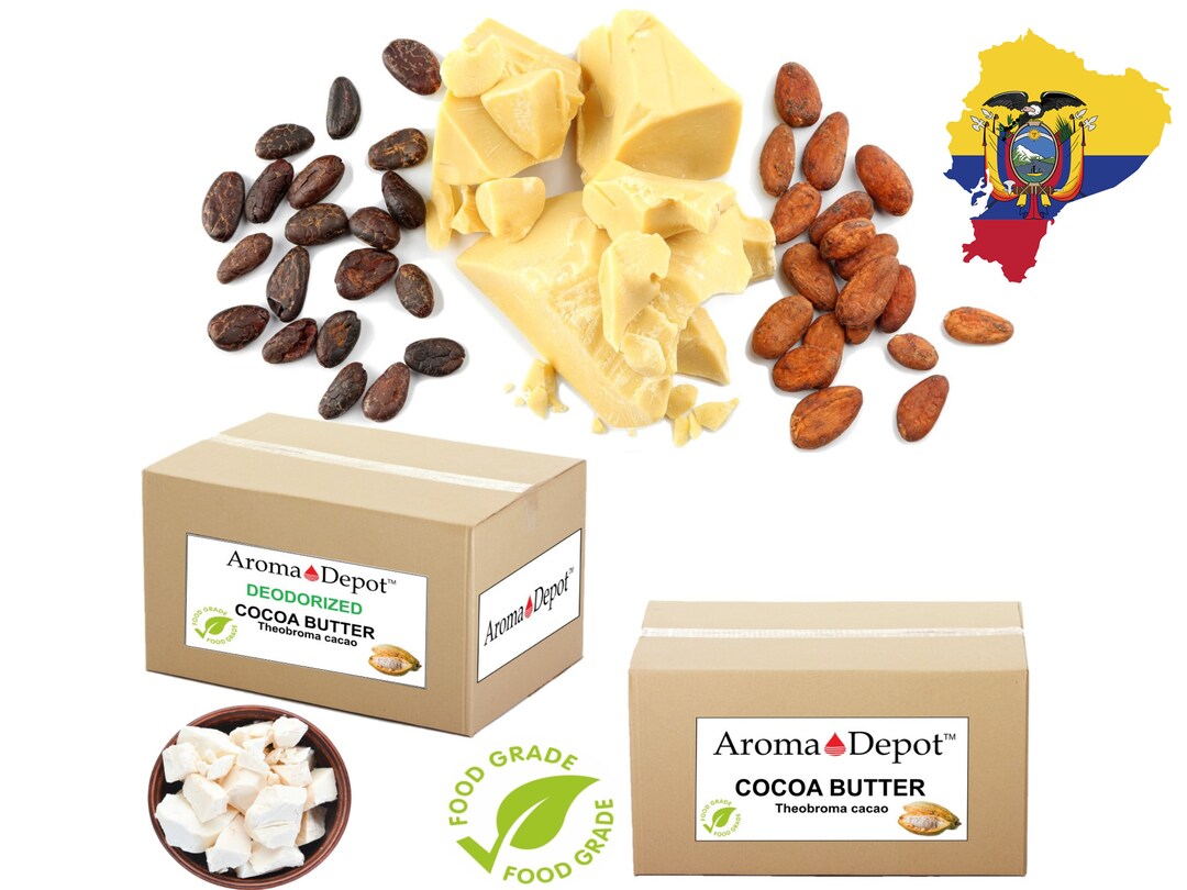 Cocoa Butter DEODORIZED & ODORIZED Prime Cold Pressed Natural - Etsy