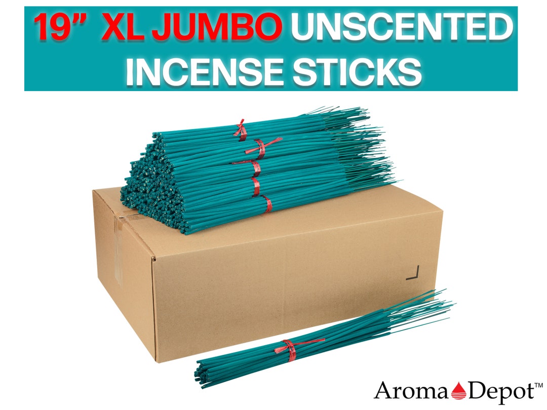 TURQUOISE Jumbo Unscented Incense Sticks 19'' Bulk Wholesale Wood Punks ...