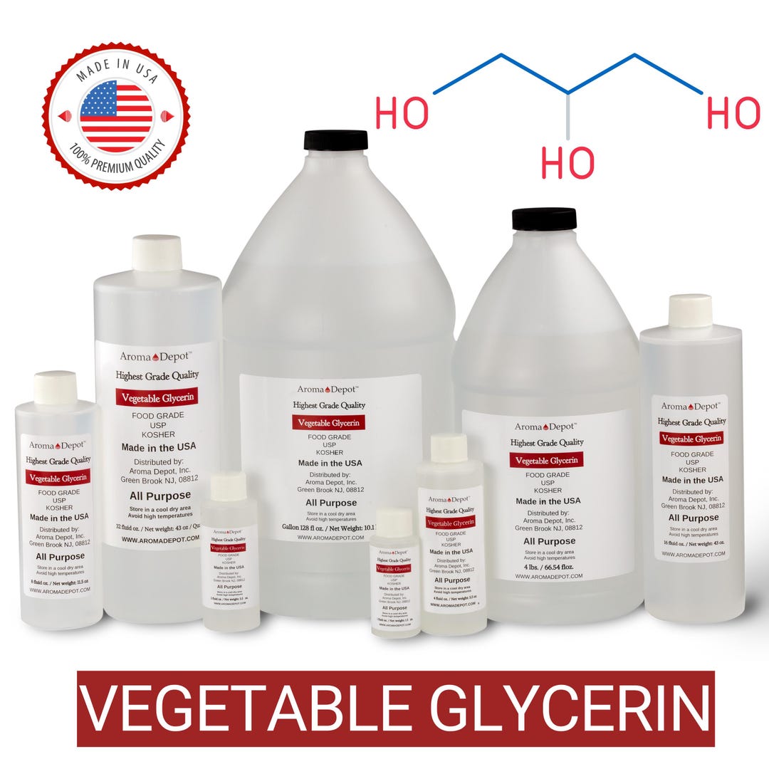 Vegetable Glycerin Non-gmo 99.9% Usp Kosher Pure VG Food Grade USP - Etsy