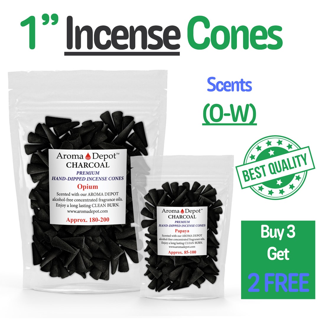 1 Inch Top Flow Incense Cones 1'' Charcoal Cones for Topflow Incense ...