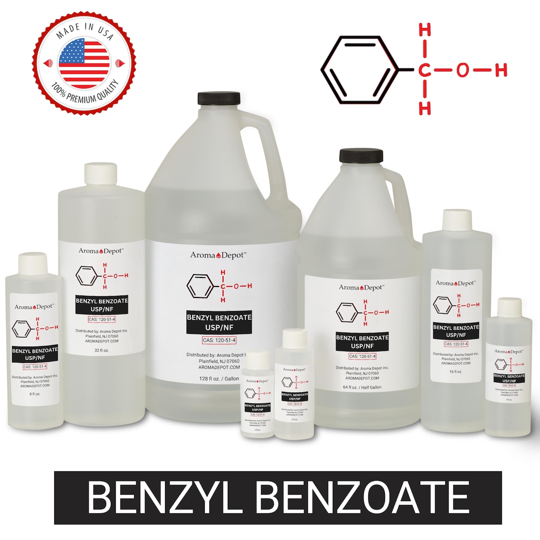 Benzyl Benzoate USP/NF – Cosmetic & Fragrance Ingredient - Etsy