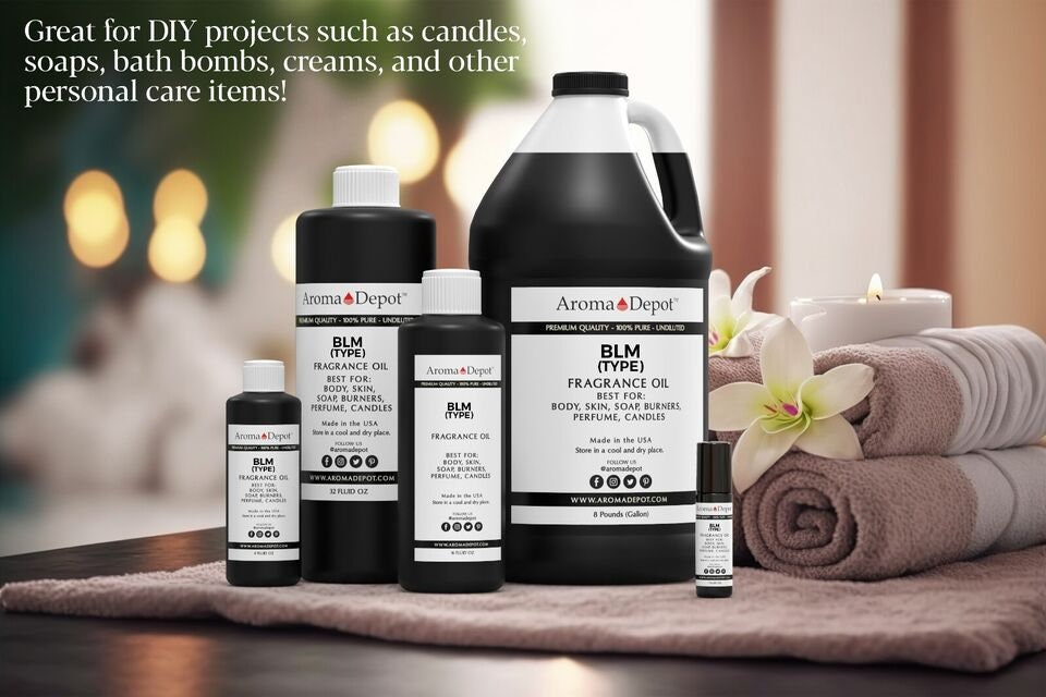 Gallon 8 Lbs Fragrance Oils for Candle, Soap, Diffuser, and Perfume ...