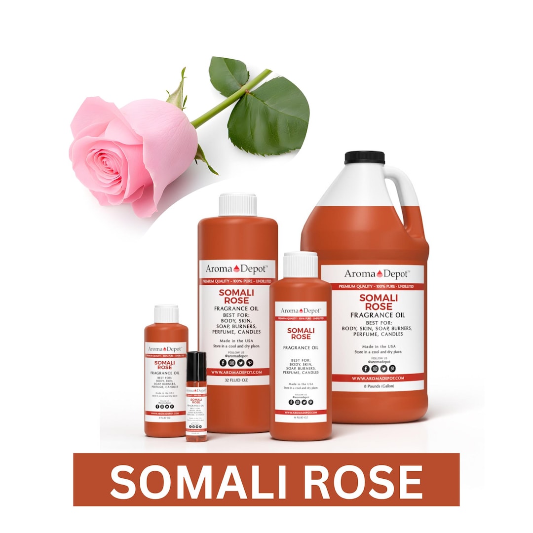 Somali Rose Fragrance Oil for Body, Soap, Candle, and Diffuser - Etsy