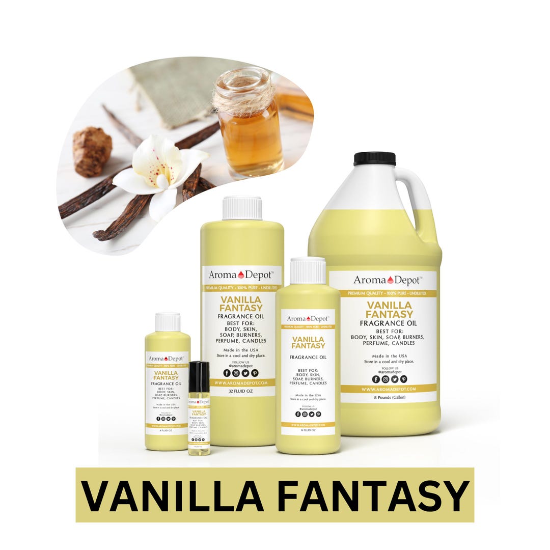 Vanilla Fantasy Fragrance Oil for Body, Soap, Candle, and Diffuser - Etsy