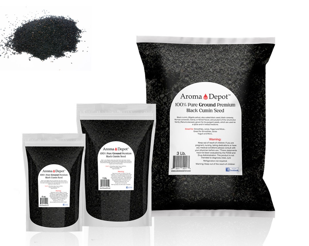 Ground Black Seed Cumin Powder Nigella Sativa. Semilla De Comino Negro ...