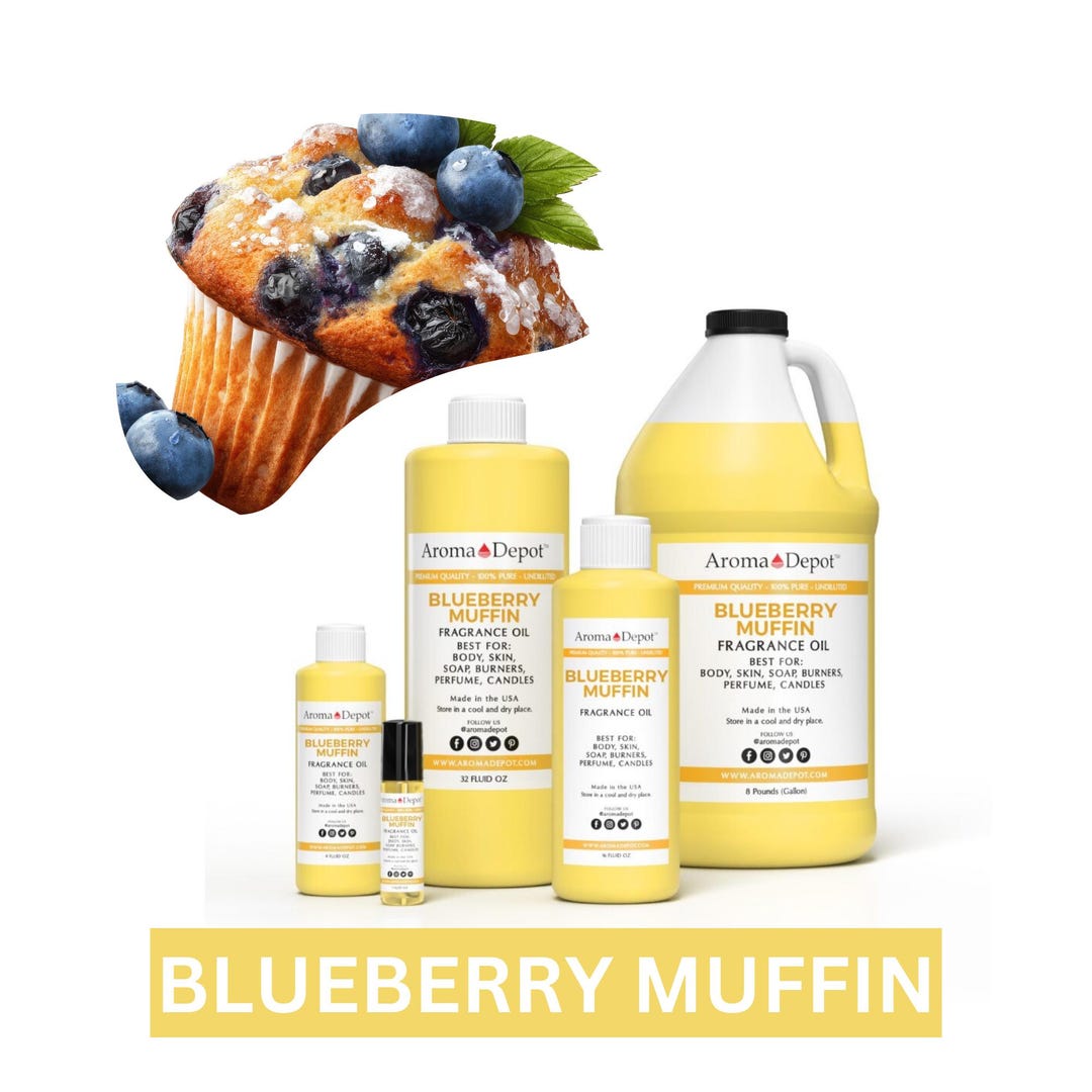 Blueberry Muffin Fragrance Oil for Body, Soap, Candle, and Diffuser - Etsy