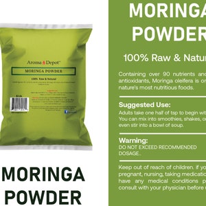 Moringa Powder 1.5 Lb. JAR Oleifera Leaf 100% NATURAL Tree Plant Ground ...