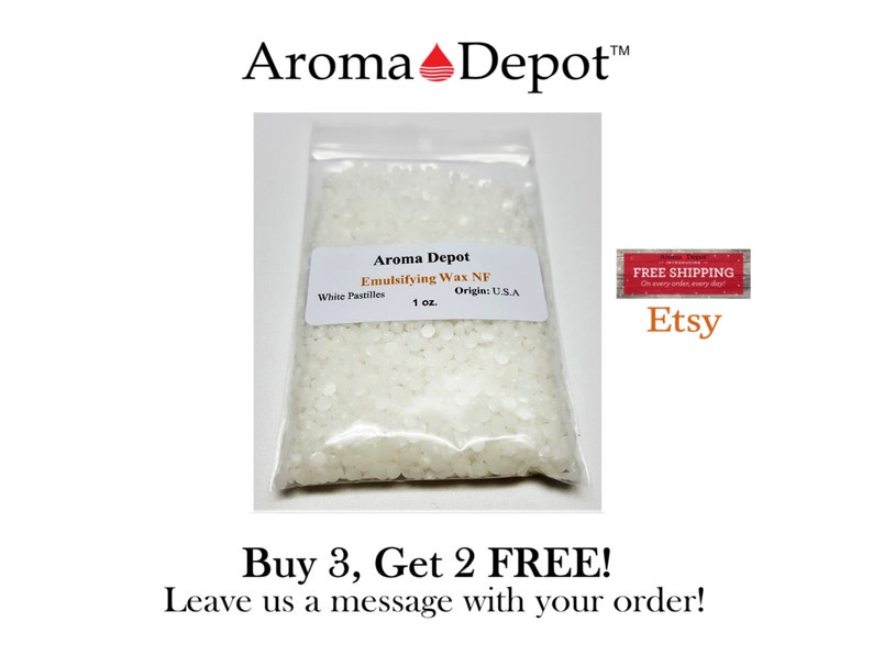 1 Oz Premium Emulsifying Wax Nf Vegetable Polysorbate 60 Etsy