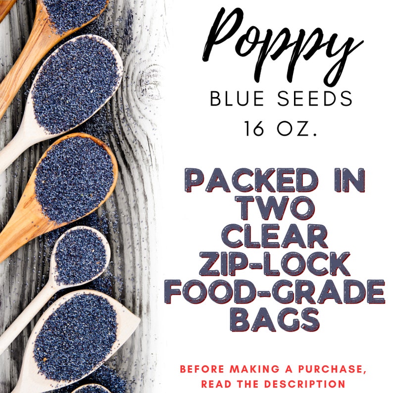 1 Lb. Fresh Dutch Poppy Seeds, Papaver Somniferum, Culinary Baking. Buy ...