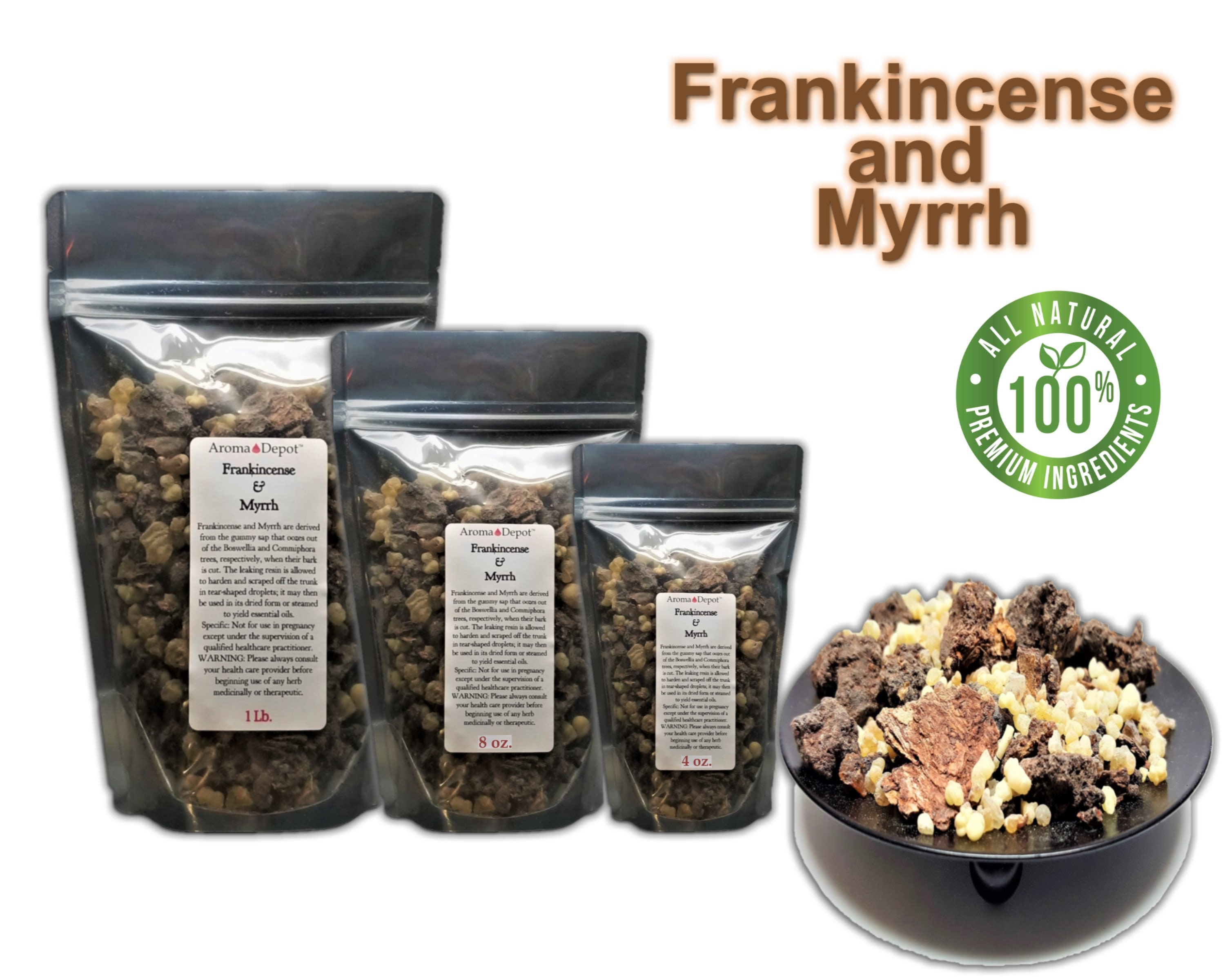 1lb Frankincense PEA SIZE & Myrrh Rein Tears Gum Rock Incense - Etsy