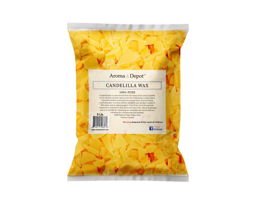 Candelilla Wax Flakes 100% Pure Natural Multipurpose for Lip Balm ...
