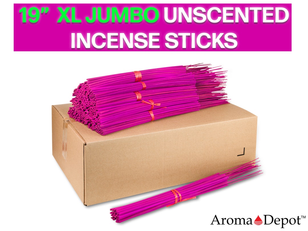 MAGENTA Jumbo Unscented Incense Sticks 19'' Bulk Wholesale Wood Punks ...